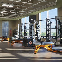 Workout Floor at Frontenac | Life Time